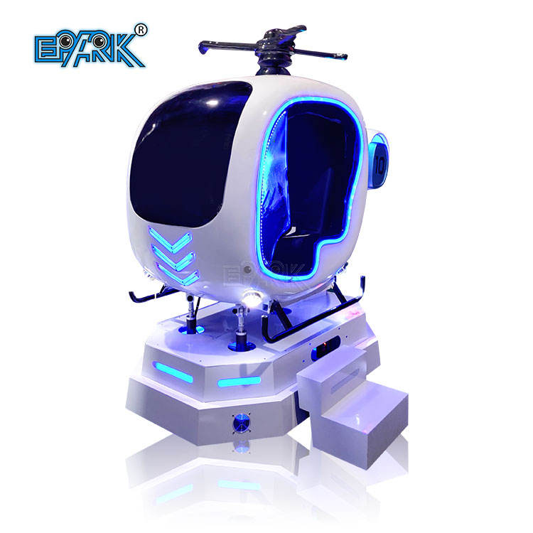 Amusement Aracde Motion Platform Virtual Reality 9D Helicopter Flight ...