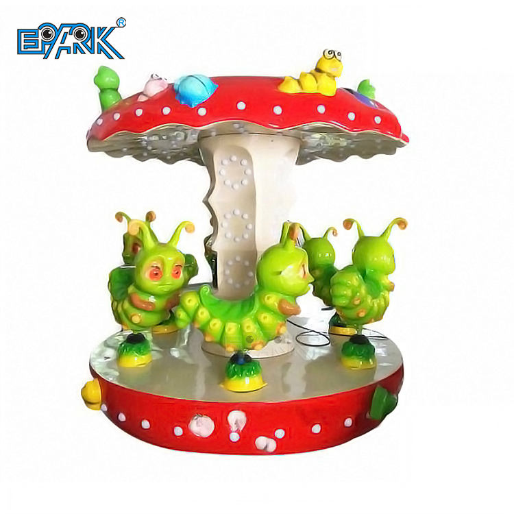 Fiberglass Material Amusement Park Mini Merry Go Round Carousel Horse ...