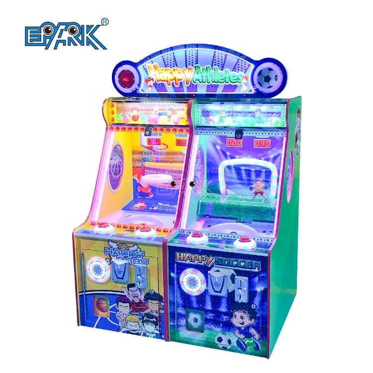 Kids Indoor Lottery Games Machine Happy Soccer 3 Amusement Arcade Game ...