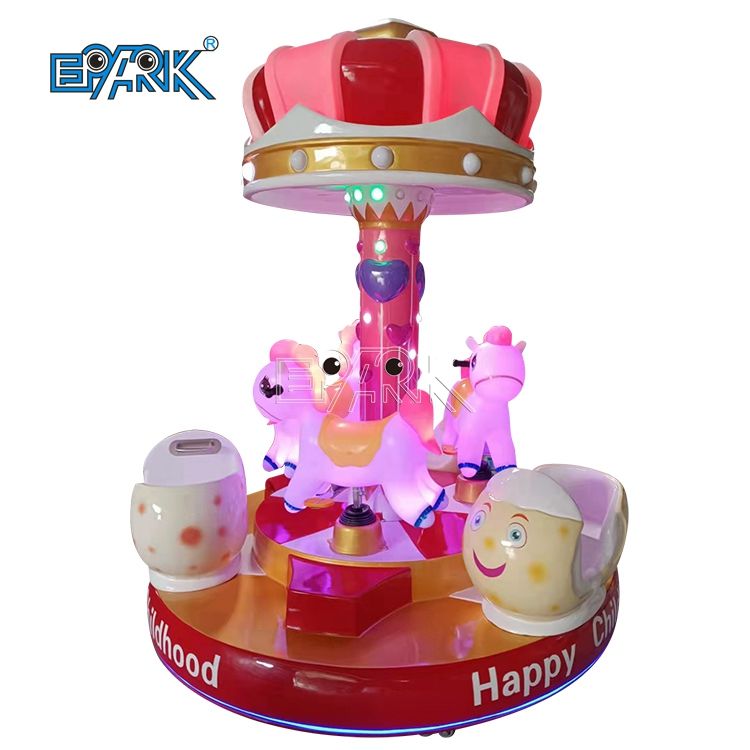 Indoor Coin Operated Carousel Other Amusement Park Products Carousels 6 ...