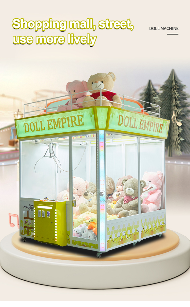 Coin Operted Big Claw Machine Prize Vending Machine Claw Crane Machine ...