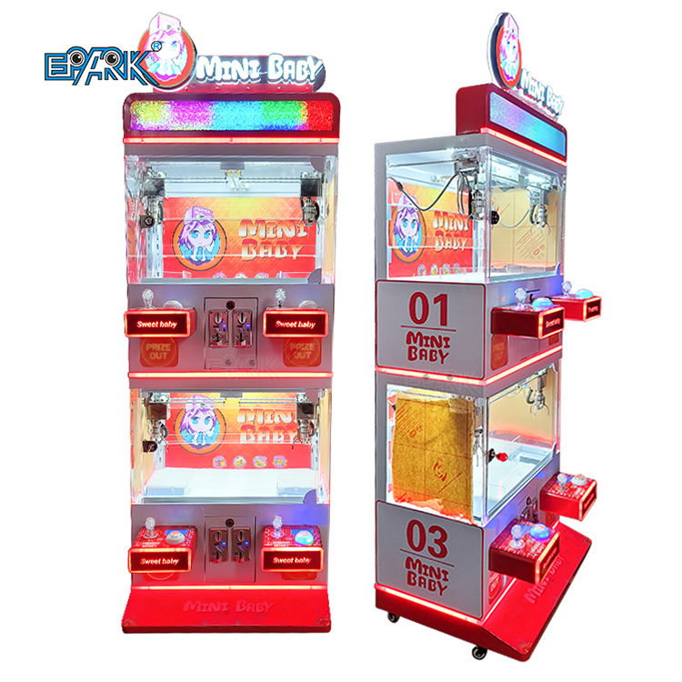 Four Players Mini Claw Machine 4 Gift Toys Plush Grabber Claw Crane ...