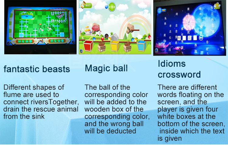 Interactive Multi Touch Screen Table Game Table For Children - One-stop ...