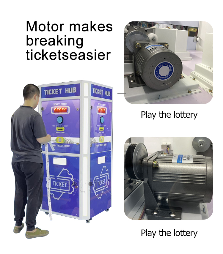 Stand Up 3 Sides Digital Ticket Cutter Cutting Tickets Station Eater ...