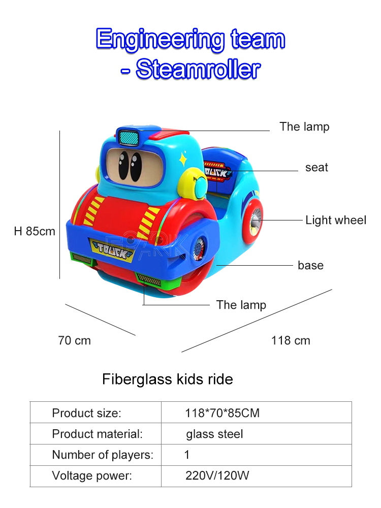Fiberglass Swing Car Arcade Machines Coin Operated Kiddie Ride ...