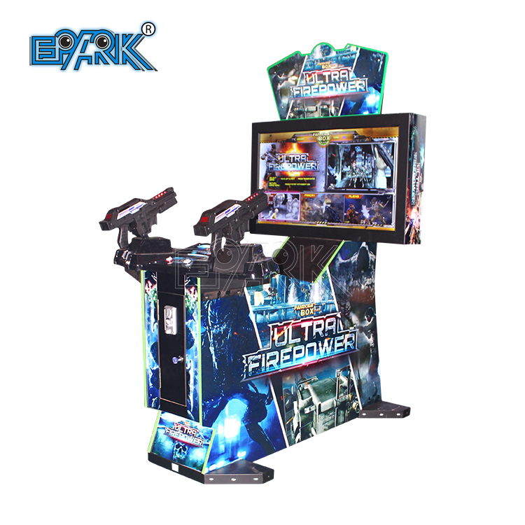 Flashing Lights Gun Shooting Arcade Video Game Machine - Solution ...