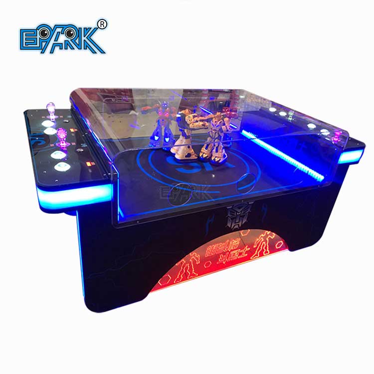 Electronic Family Kids 4 Players Arcade Table Fighting Game Intelligent ...