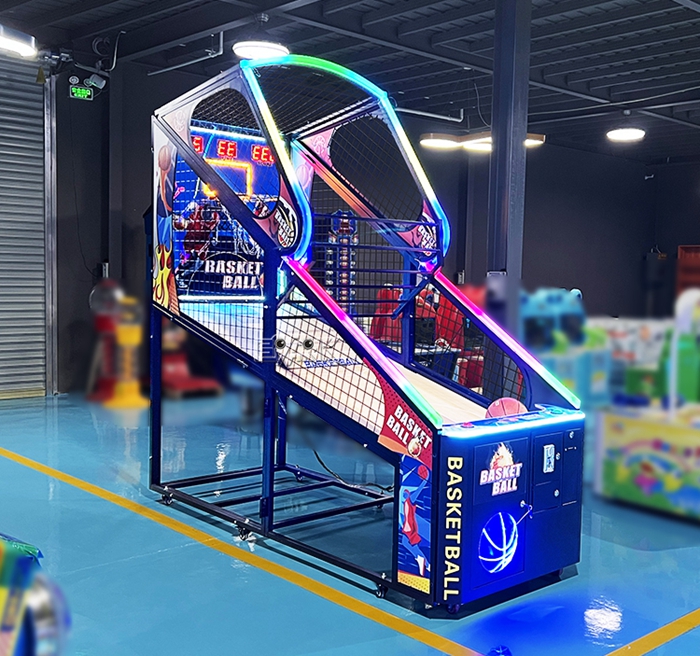 Coin Operated Street Basketball Arcade Game Machine Crazy NBA ...