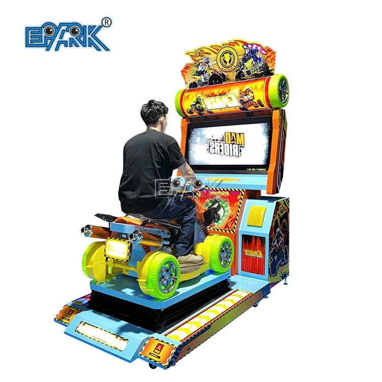 Coin Operated Game Arcade Bike Racing Game Machine Full Motion Crazy ...