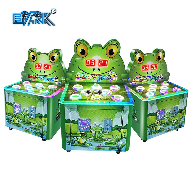 Amusement Park Coin Operated Arcade Game Machine Hitting Frog Game ...