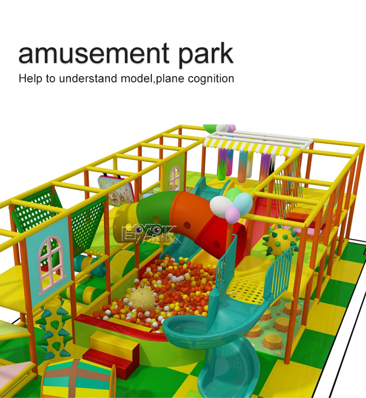 Customized Indoor Playground Kid Playground With Rich Games For Kids ...