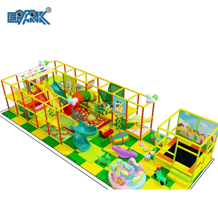 Customized Indoor Playground Kid Playground With Rich Games For Kids ...