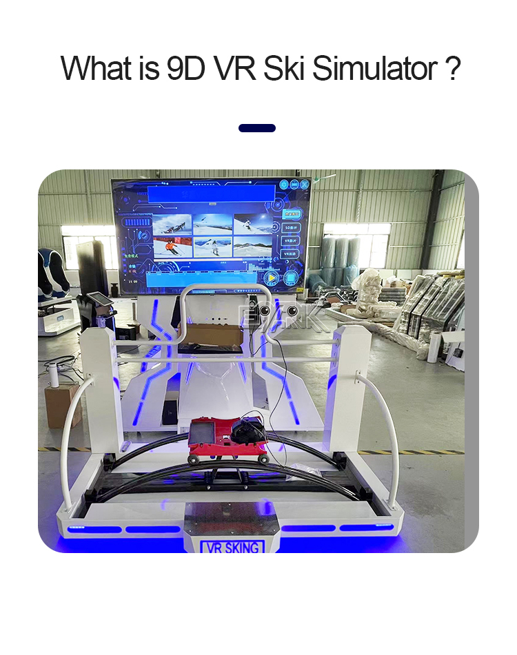 9D Virtual Reality Theme Park Games Rides Vr Ski Simulator Skiing ...