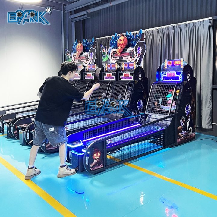 Coin Operated Game Machine Single Player Ball Thrower Bowling Arcade ...