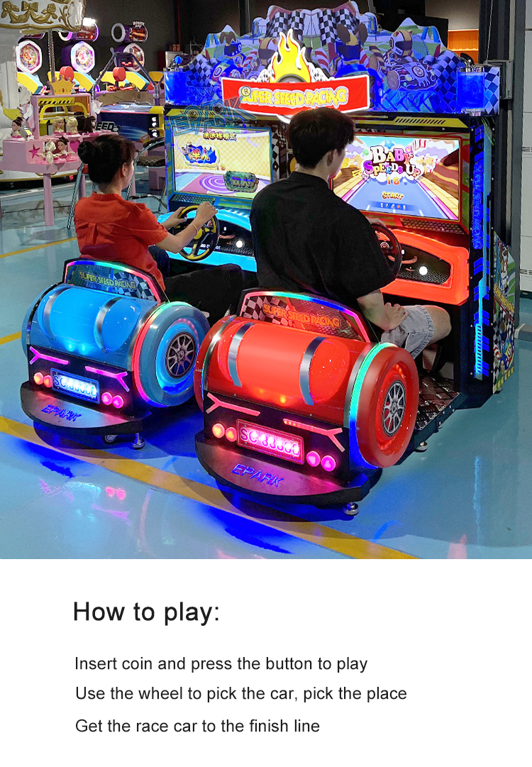 Coin Operated Game Machine Car Simulator Game Machine Kids Car Racing ...