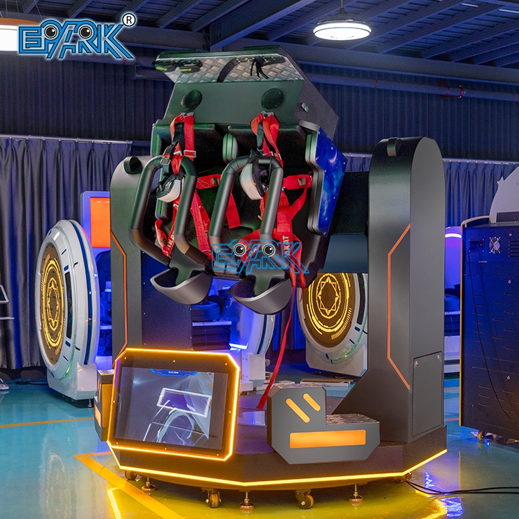 9D VR Amusement Park Rides 1080 VR Roller Coaster Simulator 9D 360 Rotating VR Simulator - One ...