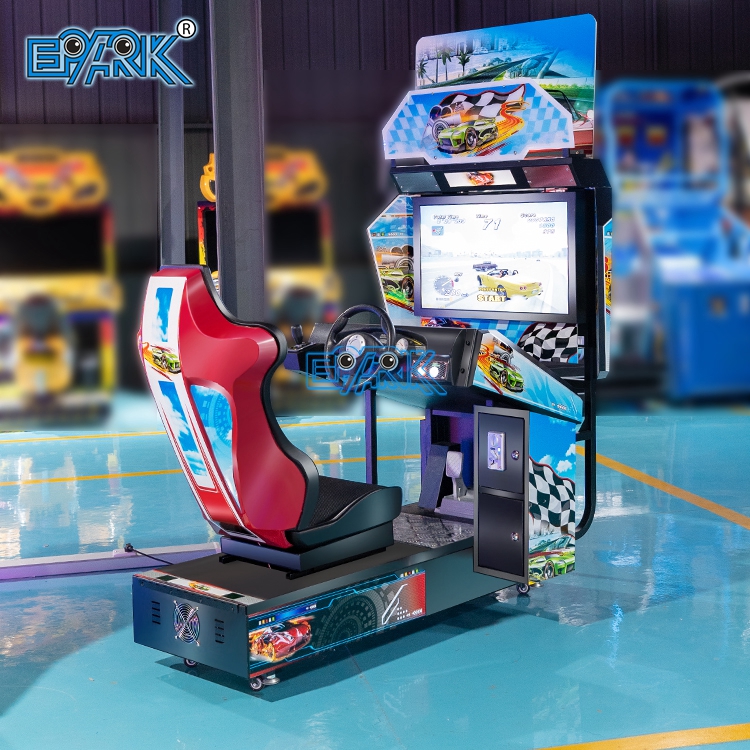 Amusement Arcade Driving Simulator Single Player 32" Outrun Coin ...